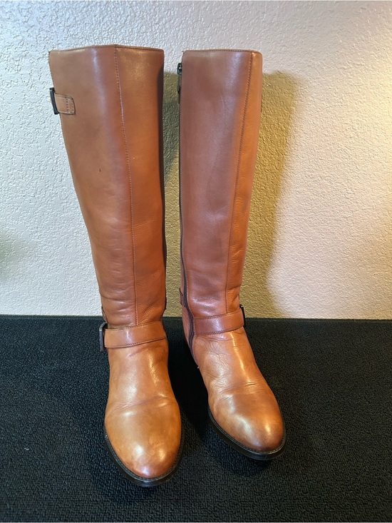 Shoes | Sam Edelman Freda Equestrian Style Tall Boots Cashew Color In ...